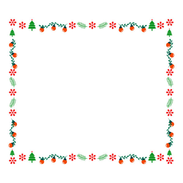 Download Festive Holiday Border Design Frames Online - Creative Fabrica
