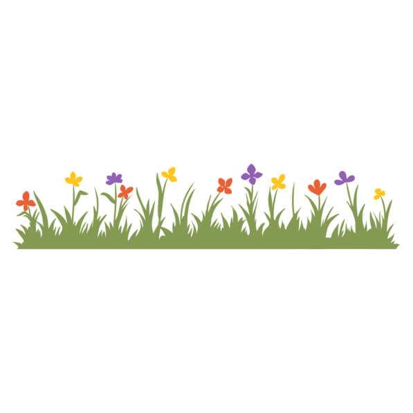 Baixe Borda de Flores Coloridas para Decoração de Primavera Border and ...