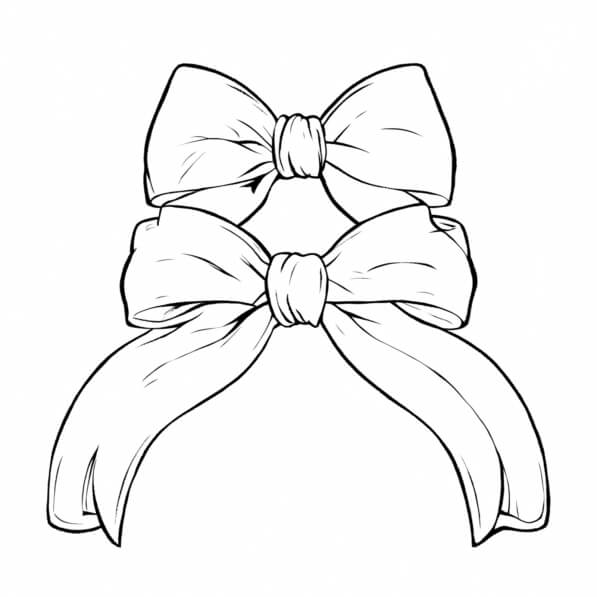 Free Ribbon Coloring pages - Download Printable Ribbon Coloring sheets ...