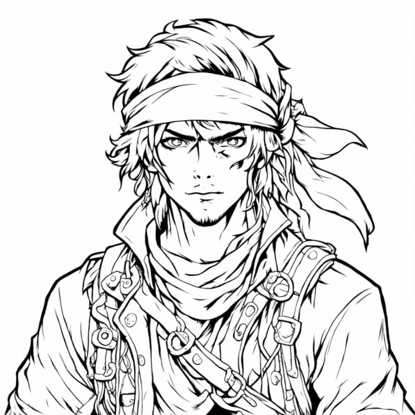 Download Intricate Character Design Illustration Coloring pages Online ...