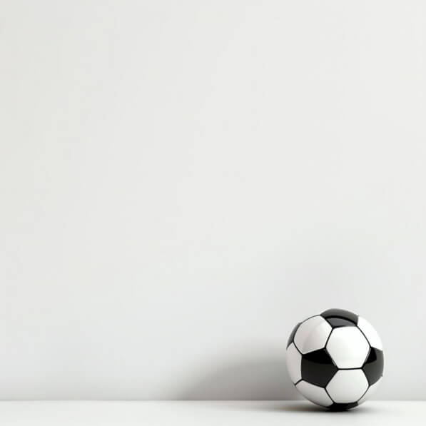 Baixe Bola de Futebol em Fundo Simples Backgrounds - Creative Fabrica