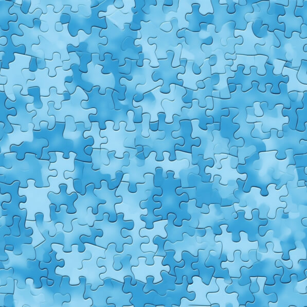 Download Abstract Blue Puzzle Pieces Patterns Online - Creative Fabrica