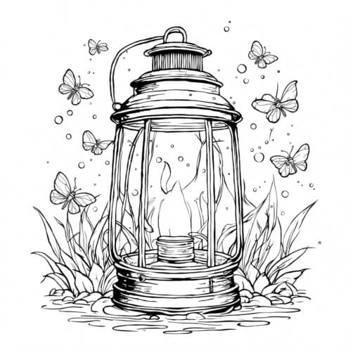 Free Lantern Coloring pages - Download Printable Lantern Coloring ...
