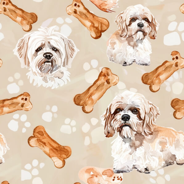 Download Charming Pattern of Dogs and Bones Patterns Online - Creative ...