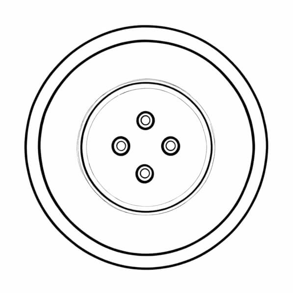 Descarga Ilustración Minimalista de Botón Redondo Páginas para colorear ...