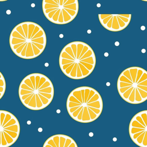 Download Vibrant Lemon Slice Pattern Patterns Online - Creative Fabrica