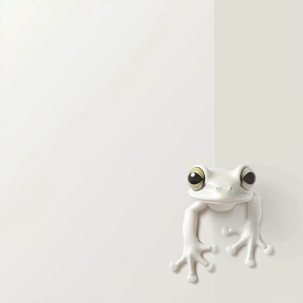 Pobierz narzędzie Biała żaba na jasnym tle Tła Online – Creative Fabrica