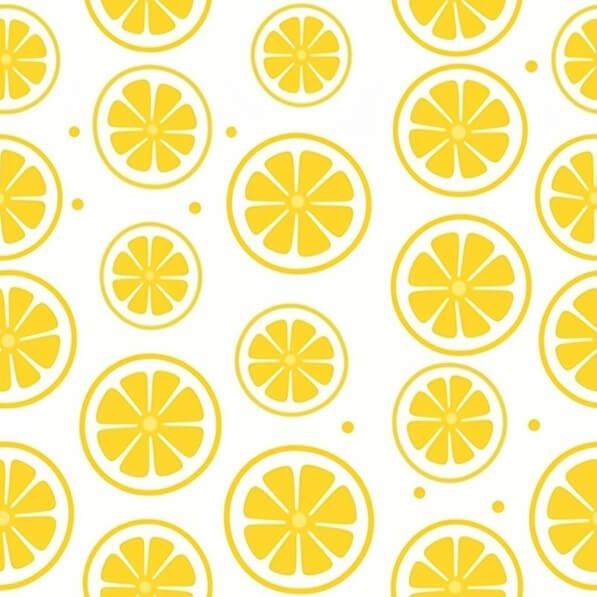 Download Vibrant Lemon Slice Pattern Patterns Online - Creative Fabrica