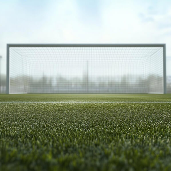 Download Soccer Goal on a Green Field Backgrounds Online - Creative Fabrica