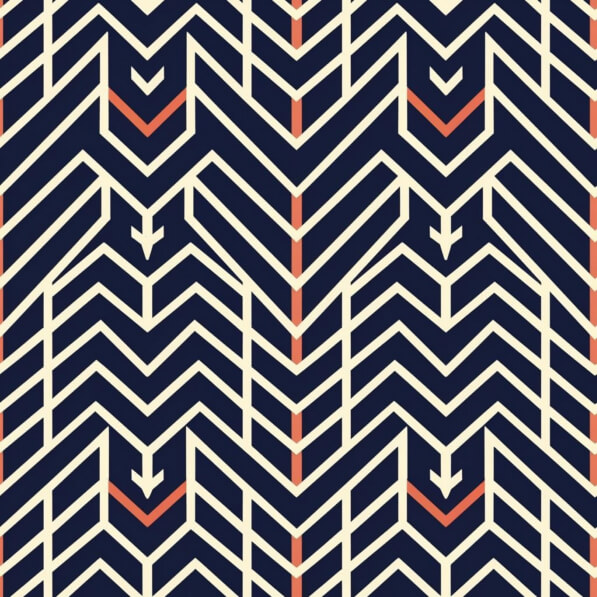 Download Modern Geometric Zigzag Pattern in Navy Blue and Cream ...