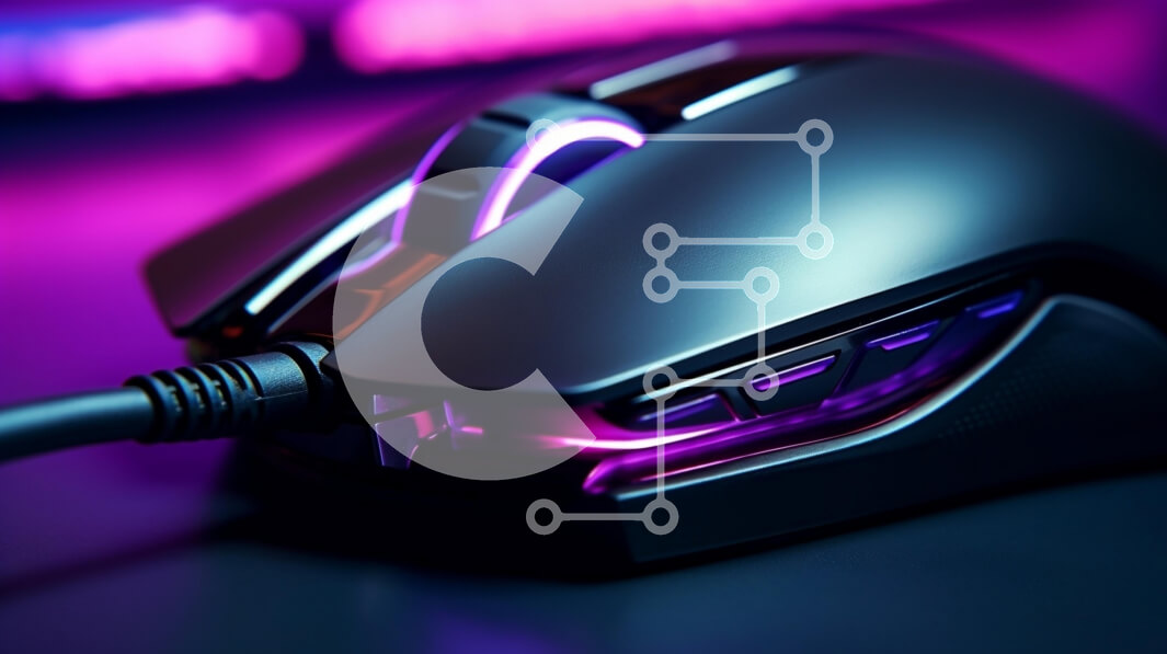 Download Close-up of a Modern Gaming Mouse Stockphotos Online ...