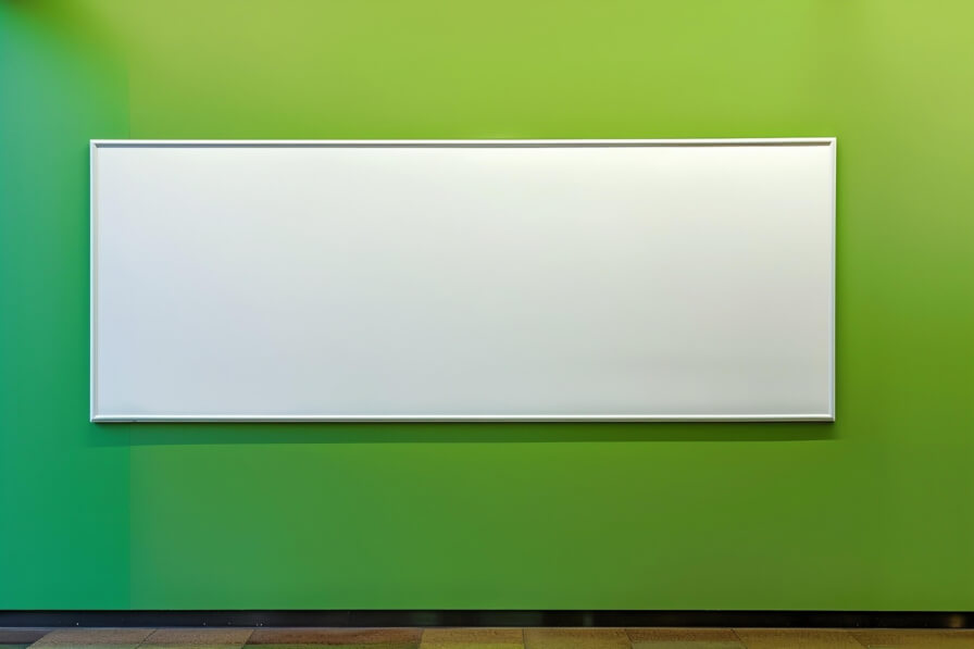 Download Minimalist Classroom with Whiteboard and Green Wall Mockups ...