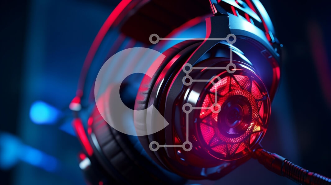 Advanced Gaming Headset Design stock photo | Creative Fabrica
