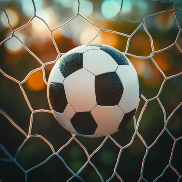 Download Soccer Ball in Net During Game Backgrounds Online - Creative ...