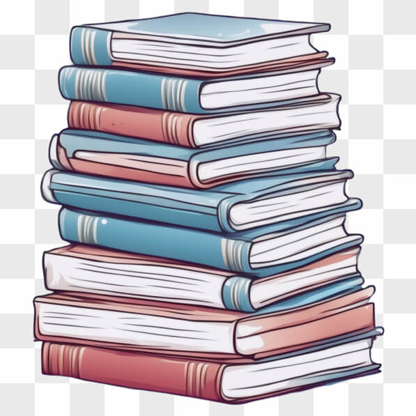 Pobierz narzędzie Kolorowa sterta książek Cartoons Online – Creative ...