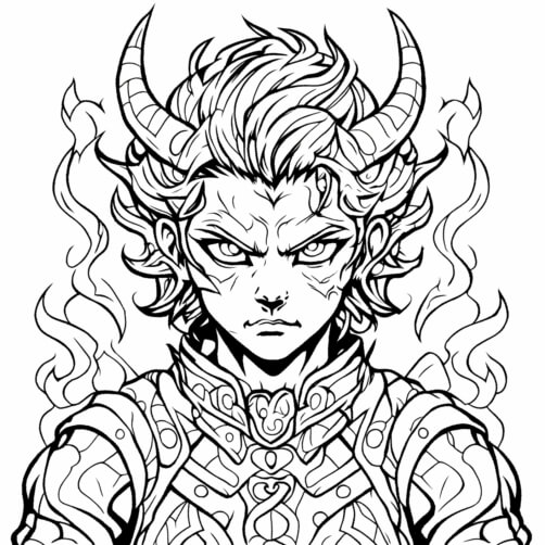 Free Demon Slayer Coloring pages - Download Printable Demon Slayer ...