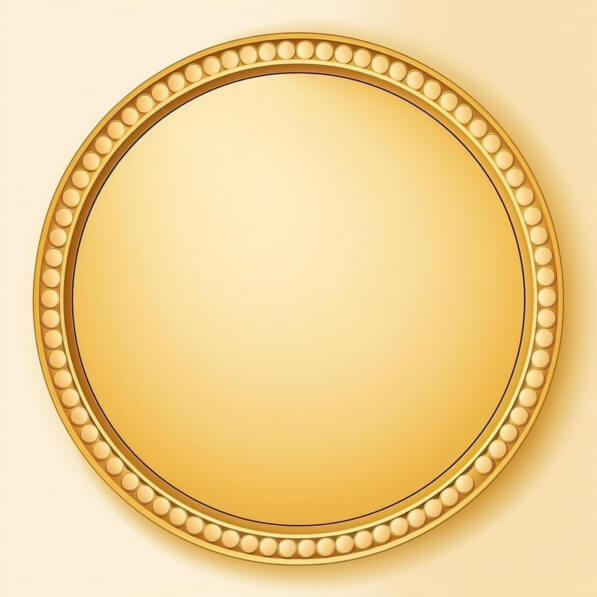 Download Elegant Circular Gold Frame Backgrounds Online - Creative Fabrica