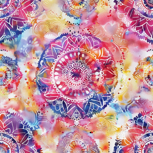 Download Colorful Mandala Art with Intricate Designs Patterns Online ...