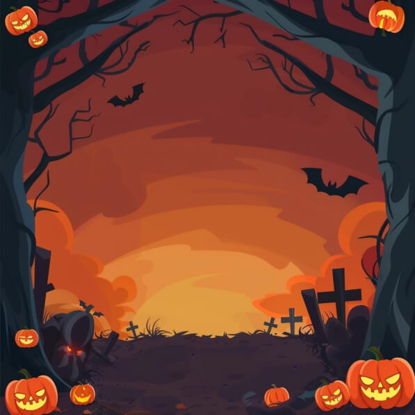 Download Halloween Landscape at Sunset Backgrounds Online - Creative ...