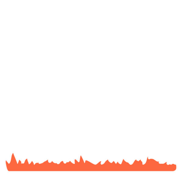 Download Abstract Representation of Vibrant Orange Flames Borders ...