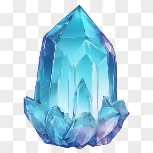 Download Large Blue Crystal with Jagged Edges Cartoons Online ...