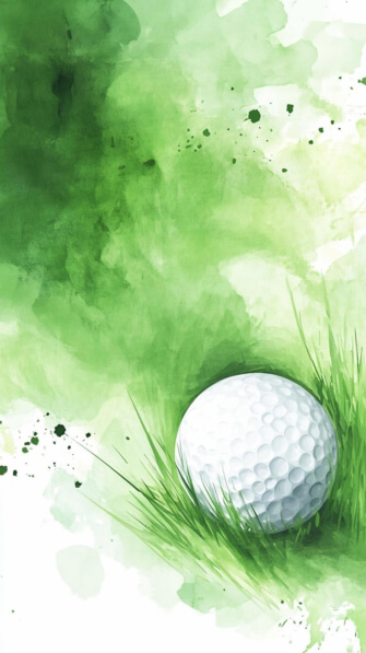 Download Abstract Golf Ball Surrounded by Green Grass Backgrounds ...