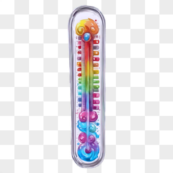 Download Colorful Rainbow Thermometer Cartoons Online - Creative Fabrica