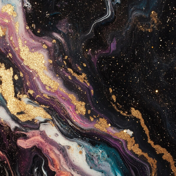 Baixe Deslumbrante Obra de Arte Abstrata com Glitter e Espirais ...