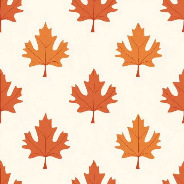 Download Autumn Pattern with Orange Maple Leaves Patterns Online ...
