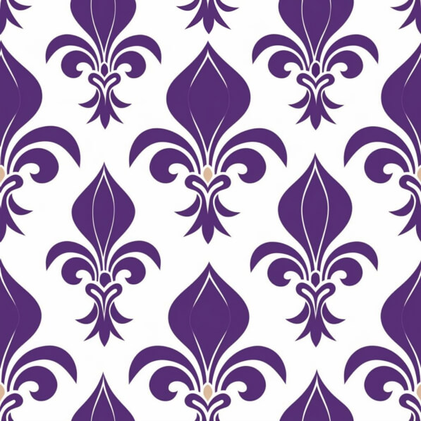 Download Abstract Purple Fleur-de-Lis Pattern Patterns Online ...