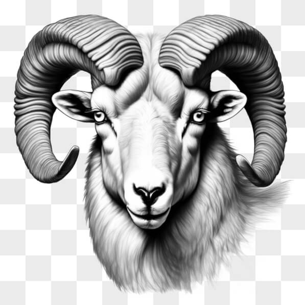 Pobierz narzędzie Ilustracja głowy barana Sketchy Online – Creative Fabrica