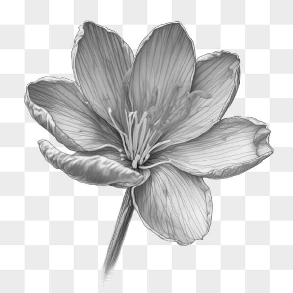 Download Grayscale Flower Illustration Sketches Online - Creative Fabrica