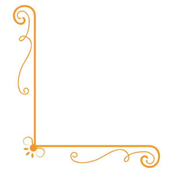 Download Decorative Orange Border Design Borders & Corners Online ...