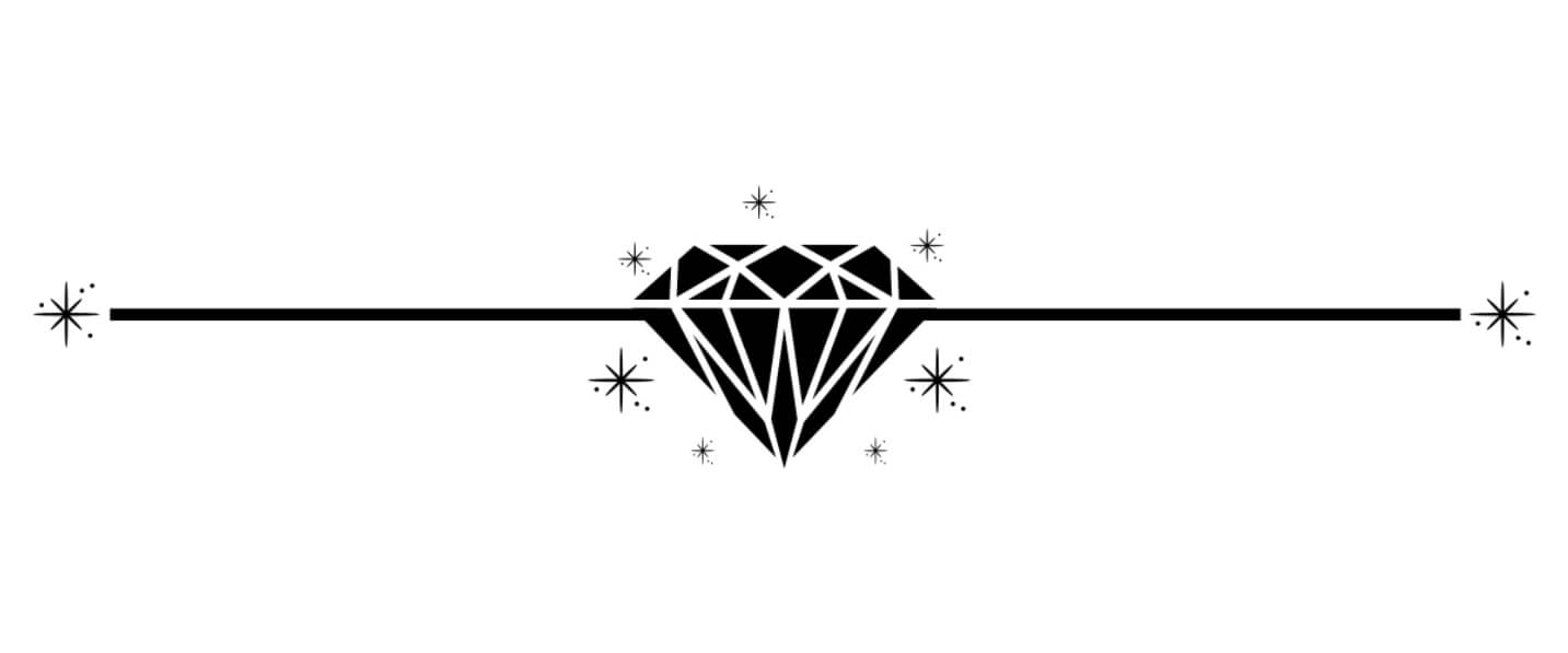 Download Stylized Black and White Diamond Illustration Borders ...