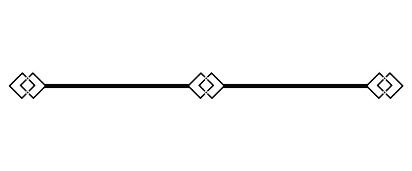 Download Minimalist Abstract Line with Diamonds Borders & Corners ...