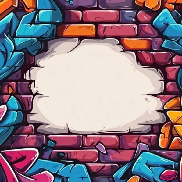 Descarga Arte de Graffiti Vibrante en Pared de Ladrillo Fondos En Línea ...