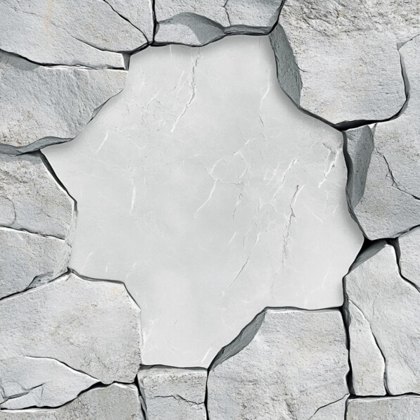 Descarga Pared de Piedra Rota con Espacio Central en Blanco Fondos En ...