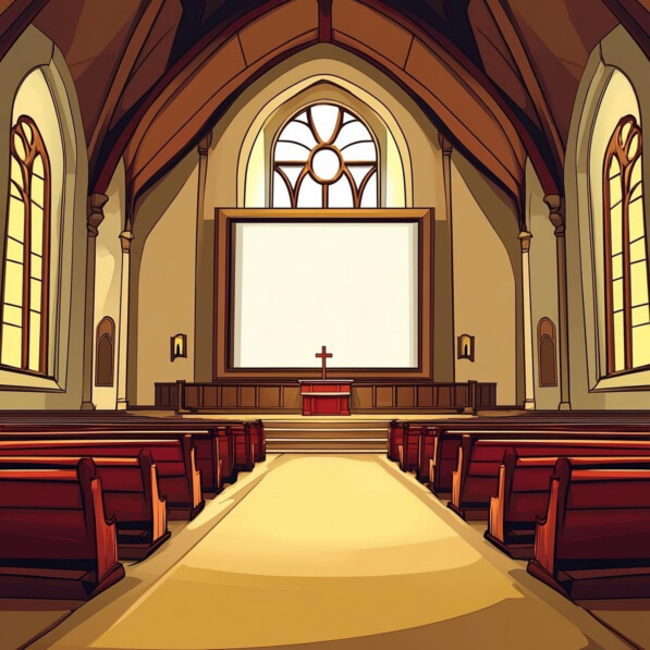 Download Interior of a Church Sanctuary Backgrounds Online - Creative ...