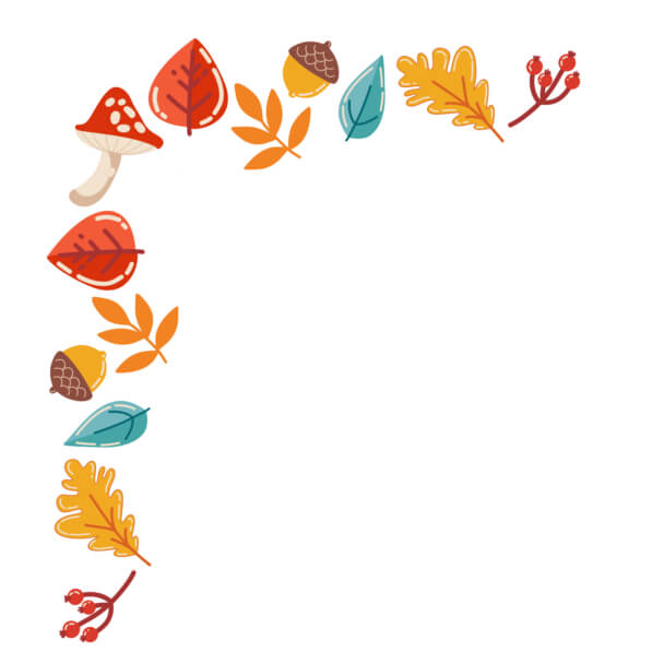 Download Autumn-Themed Decorative Border Borders & Corners Online ...