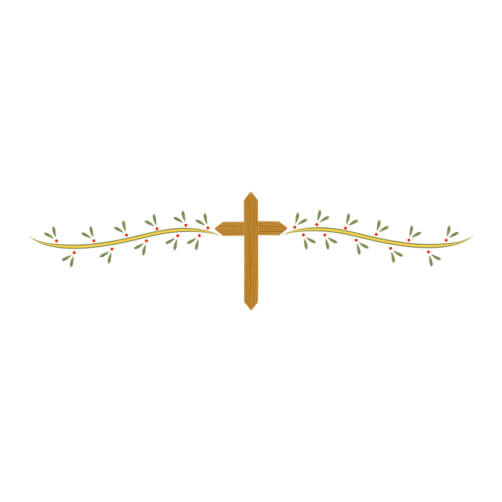 Download Decorative Border with Cross and Leaf Elements Borders ...
