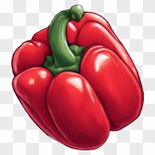 Descarga Pimiento Rojo sobre Fondo Simple Cartoons En Línea - Creative ...
