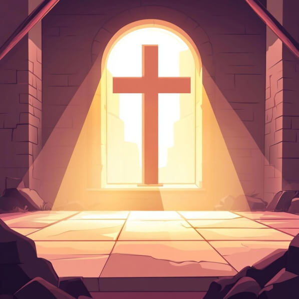 Download Illuminated Cross in a Sacred Space Backgrounds Online ...