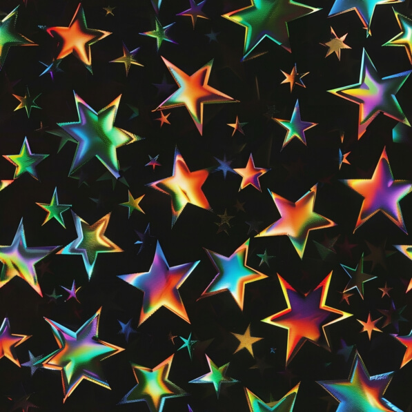 Download Colorful Abstract Stars on Black Background Patterns Online ...