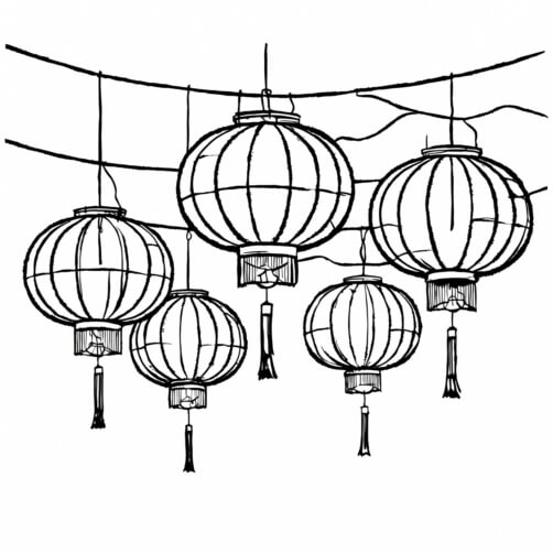 Free Lantern Coloring pages - Download Printable Lantern Coloring ...