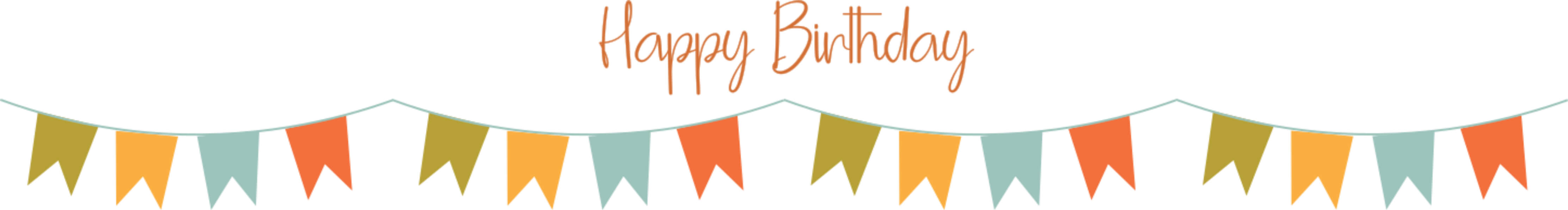 Download Colorful Happy Birthday Banner Design Borders & Corners Online ...