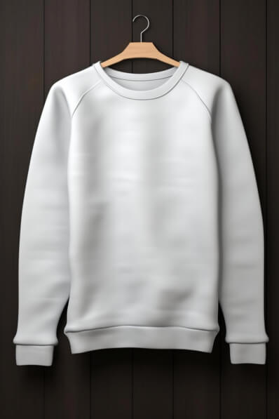 Download Plain White Sweatshirt Hanging on Hanger Mockups Online ...