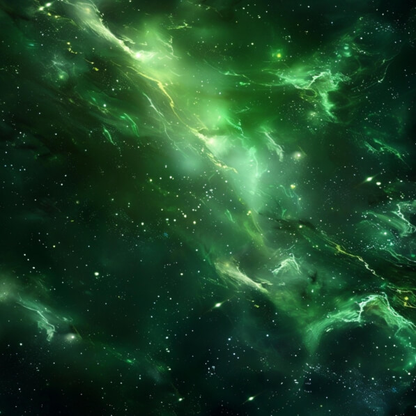 Download Vibrant Green Nebula in Deep Space Backgrounds Online ...