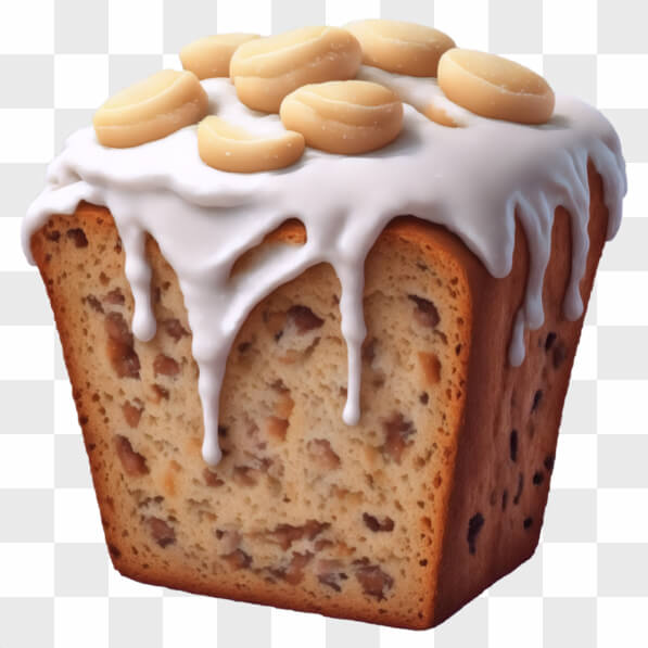 Download Loaf Cake with Icing and Candies Cartoons Online - Creative ...