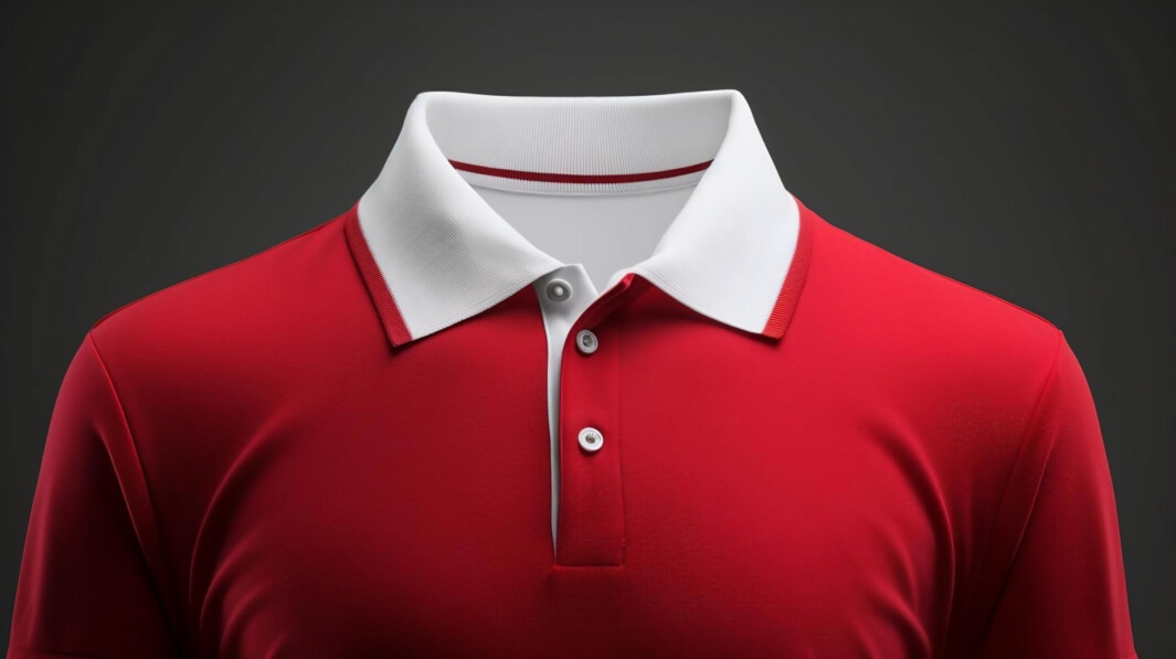 Download Red Polo Shirt with White Collar Mockups Online - Creative Fabrica