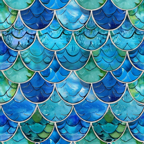 Download Artistic Fish Scale Pattern in Blue and Green Patterns Online ...